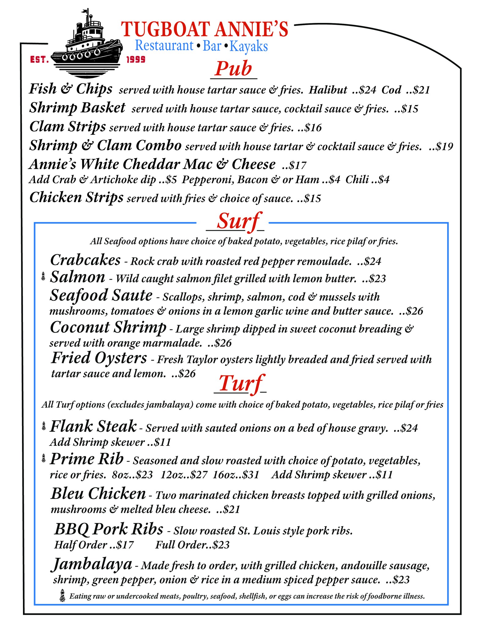 FOOD – Tugboat Annies