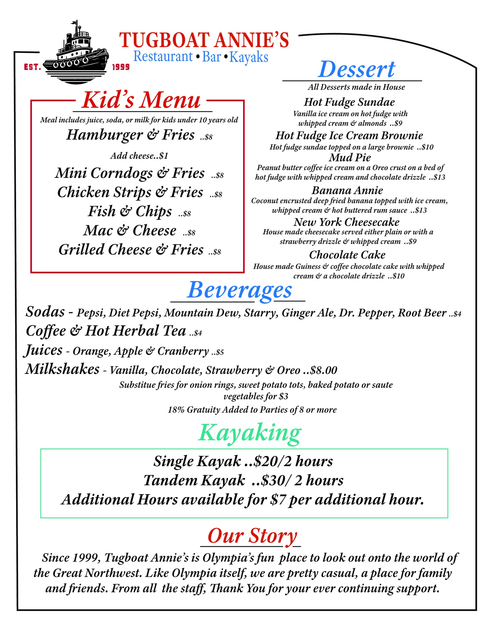 FOOD – Tugboat Annies